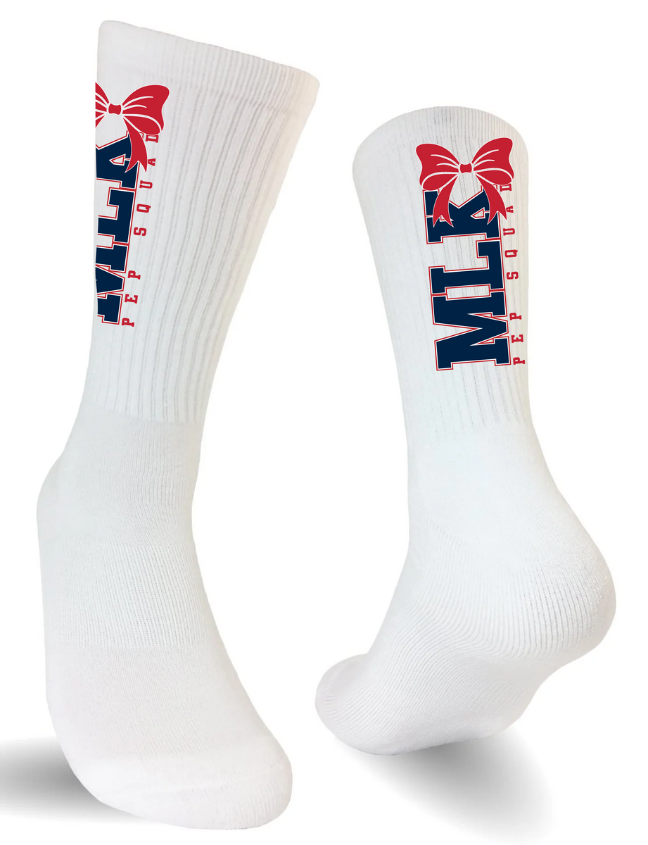 MLK Pep Squad Socks – Embroidery In Motion
