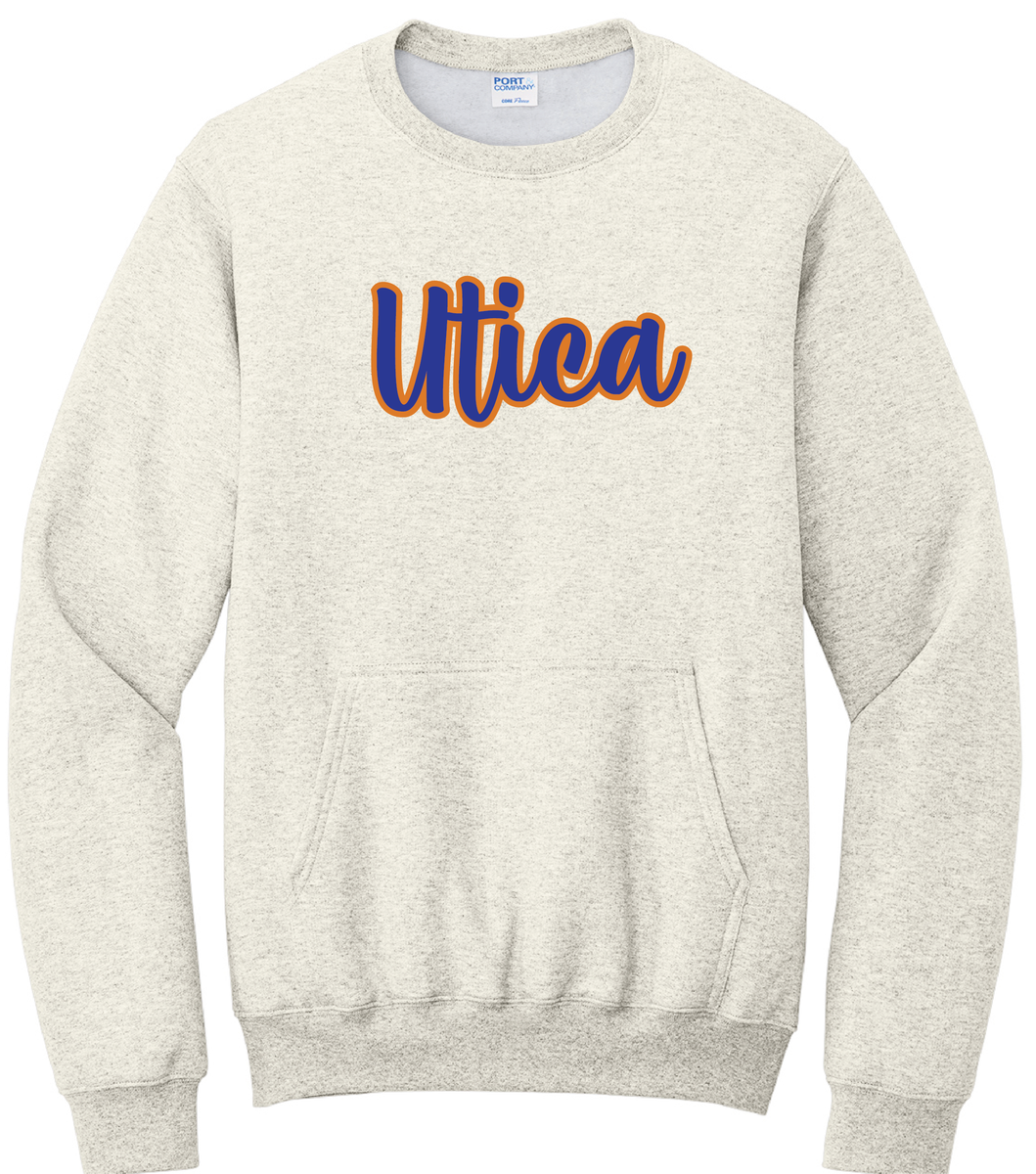 Utica Glitter Puff Crewneck with Kanga Pocket – Embroidery In Motion