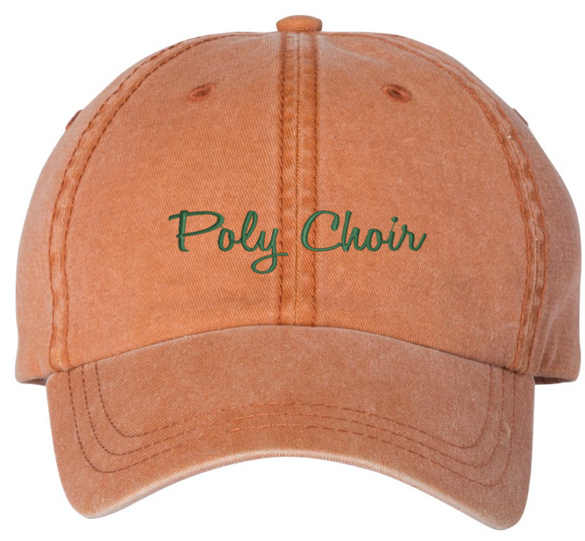 Poly Choir Script Hat – Embroidery In Motion